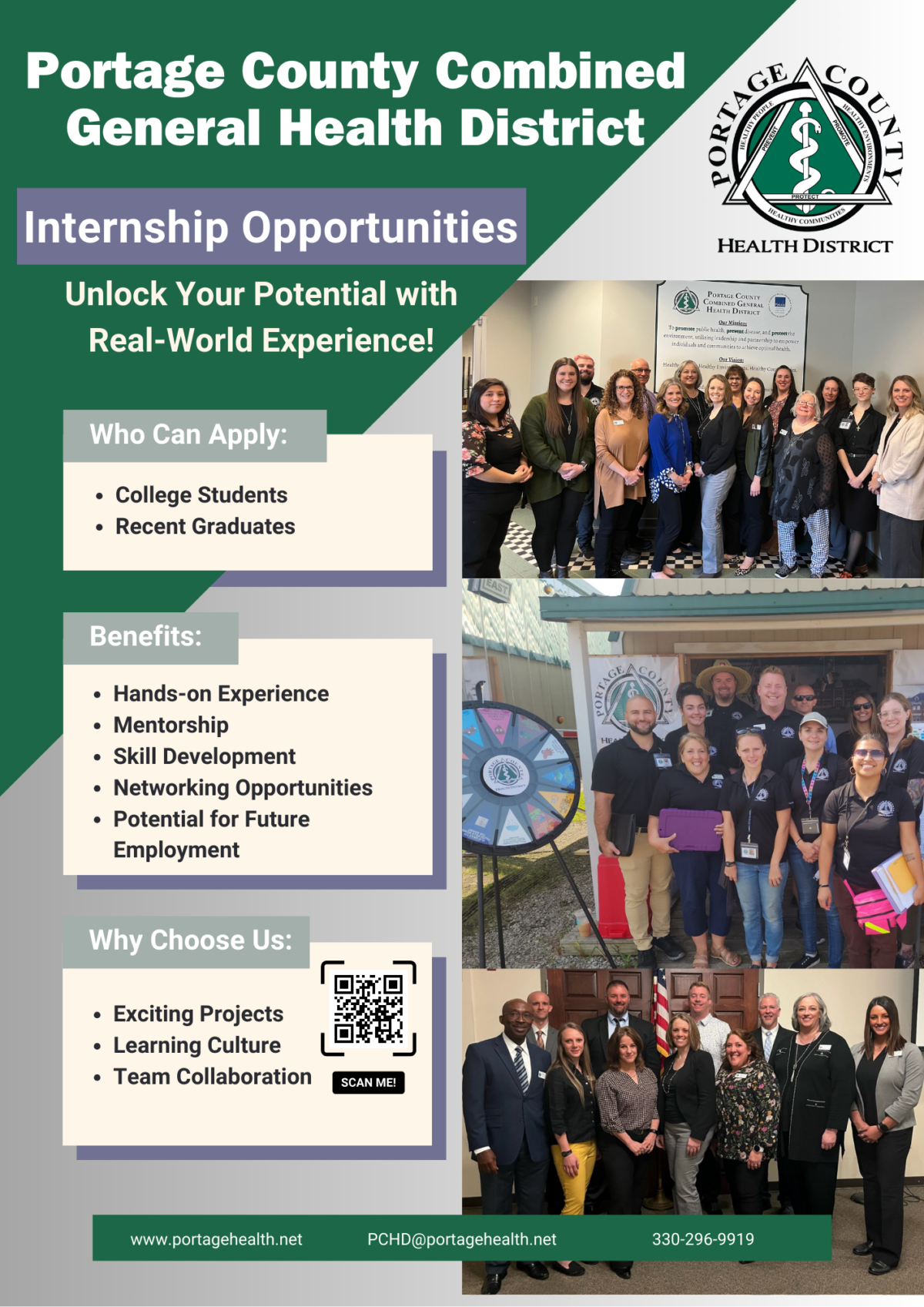 Employment Opportunities | Portage County Health District